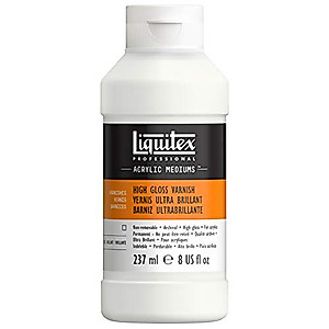 Liquitex Professional High Gloss Varnish, 237ml (8-oz)