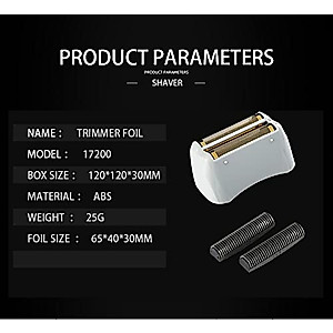 Shaver Replacement Foil and Cutters Compatible for andis Shaver foil Replacement Golden