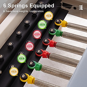 JOYRIDER Pilates Reformer Machine, Pilates Reformer Workout Machine for Home Gym Bed Yoga, Studio Grade Pilates Machine Equipment Full Body Workout -Up to 992 lbs Weight Capacity(Gray)