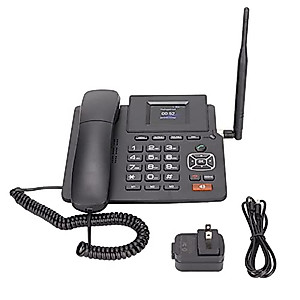 Wireless VOIP Phone Support 4G ABS Material Multifunctional VOIP Voicemail 2.4 Inch Color Screen VOIP Phone (US Plug)