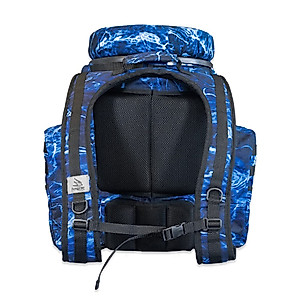 Peregrine Field Gear Insulated Organized Venture Bucket & Backpack for Fishing/Hunting with Tacklebox Holder Marlin Camo - 6 Gallon