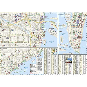 Miami and the Keys Map (National Geographic Destination City Map)