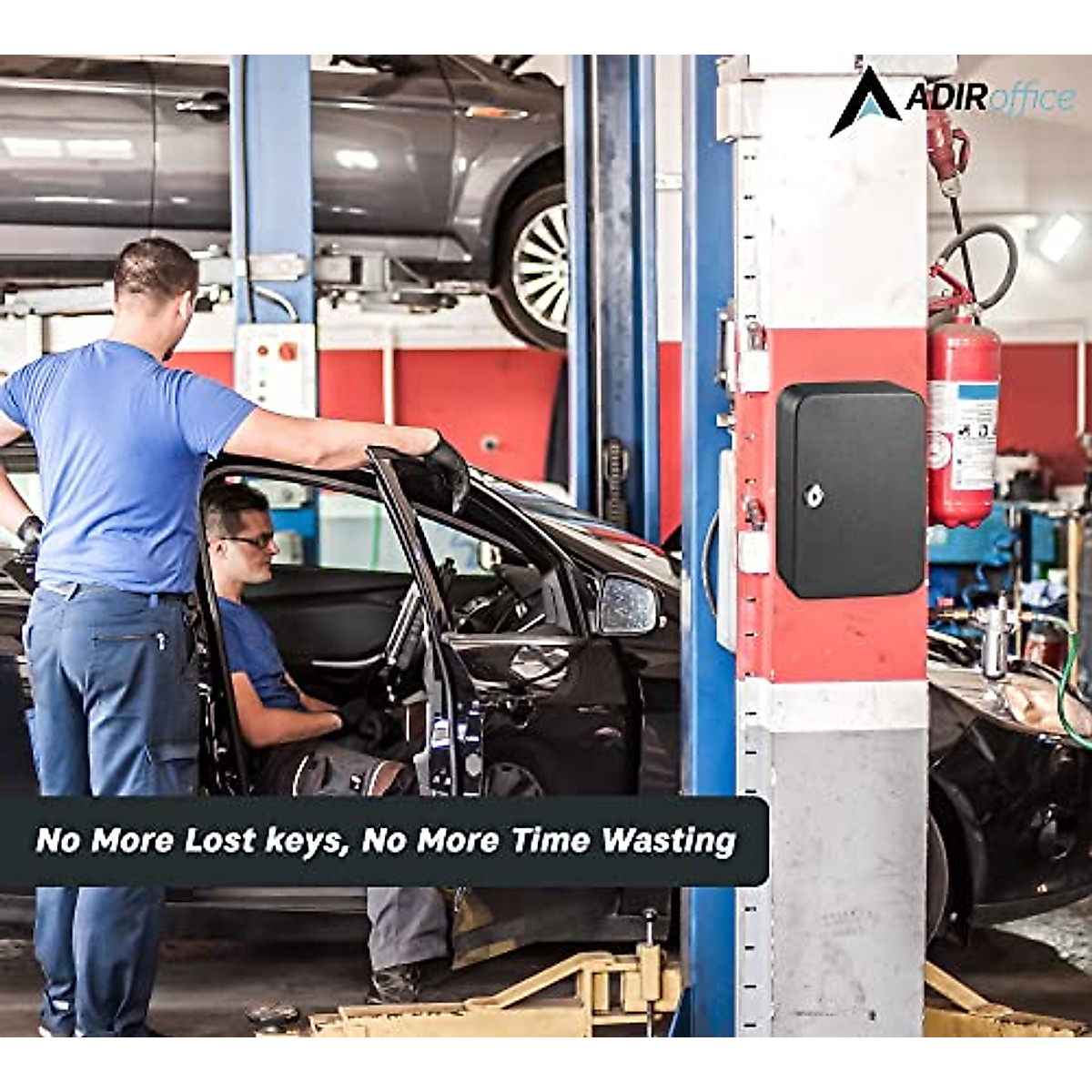 AdirOffice Key Lock Box for Secure Key Organization