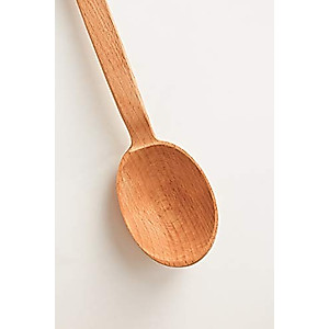 ECOSALL Heavy Duty Large Wooden Spoon 18-inch, Long Handle Cooking Spoon With a Scoop. Nonstick Big Spoon for Stirring, Mixing Cajun Crawfish Boil, Wall Décor. Super Strong Sturdy Giant Hardwood Spoon