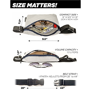 FYDELITY NC-17 90s Black Fanny Pack Crossbody Bags for Women Festival Bag Small Fanny Packs for Women Fashionable Concert Rave Accessories Fanny Pack for Men Womens Fashion Waist (83033)