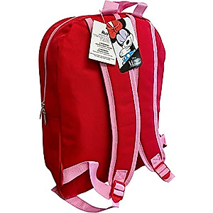 Ruz Minnie Mouse 15" School Bag Backpack (Red-Pink)