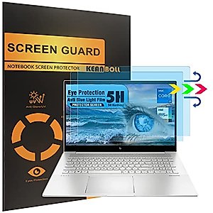 2 PCS Anti Blue Light Screen Protector for 17.3" HP Laptop/HP Envy 17/HP Pavilion 17/HP Omen 17, HP 17t 17z 17-by 17-ca 17-cn 17-cp 17t-ch 17t-cr 17-an 17-cb 17-ck Eye Protection Screen Filter