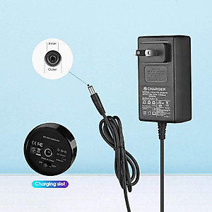 IYOBCXIHO DC 24V or 25.2V-1A Massage Gun Charger with Adapter Charger for Muscle Massage Gun Deep Tissue 24V AC/DC Power Cord Fascia Gun Match