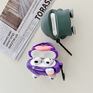 [2Pack] Airpods 3rd Generation Case,AirPods 3 Cartoon Character Case 3D Cute Funny Anime Characters,Advanced Soft Silicone AirPods 3 Case Cover.