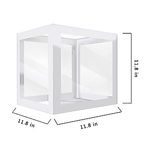 Baby Boxes for Baby Shower with 30 Letters(A-Z+BABY),Baby Shower Decorations Transparent Balloon Boxes Backdrop Baby Blocks for Baby Boy or Girl Shower 1st Birthday,Bridal Shower, Gender Reveal