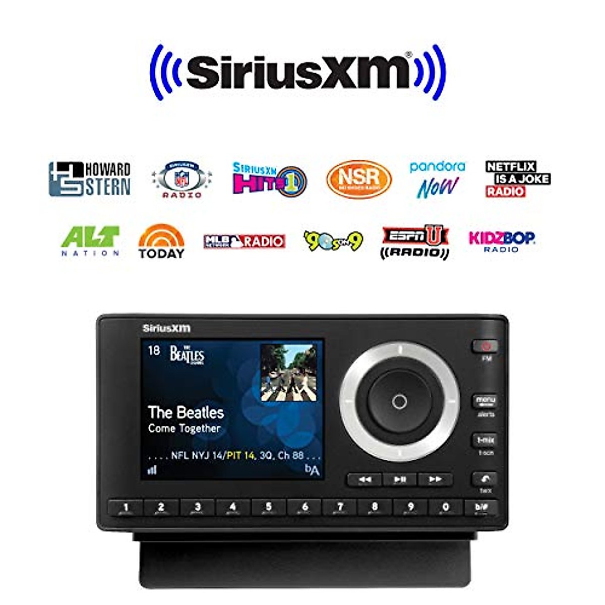 SiriusXM Onyx Plus Satellite Radio w/ Vehicle Kit, Enjoy SiriusXM Through your Existing Car Stereo for as Low as $5/month + $60 Service Card with Activation