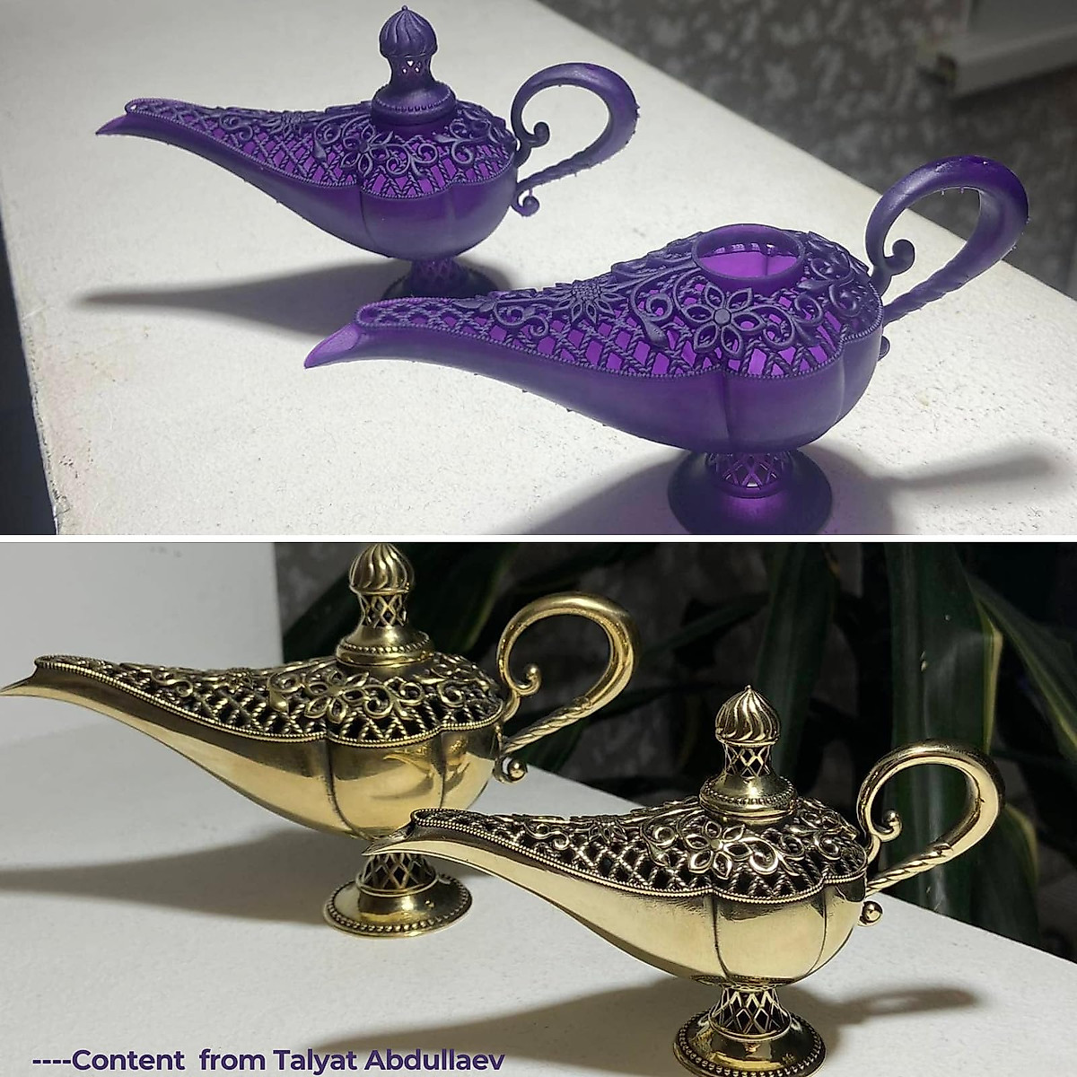 Siraya Tech Cast 3D Printer Resin Easy to Print Use and Burn High Resolution Castable 405nm LCD UV-Curing Photopolymer Resin for Making Jewelries and Metal Parts (Purple, 1kg)