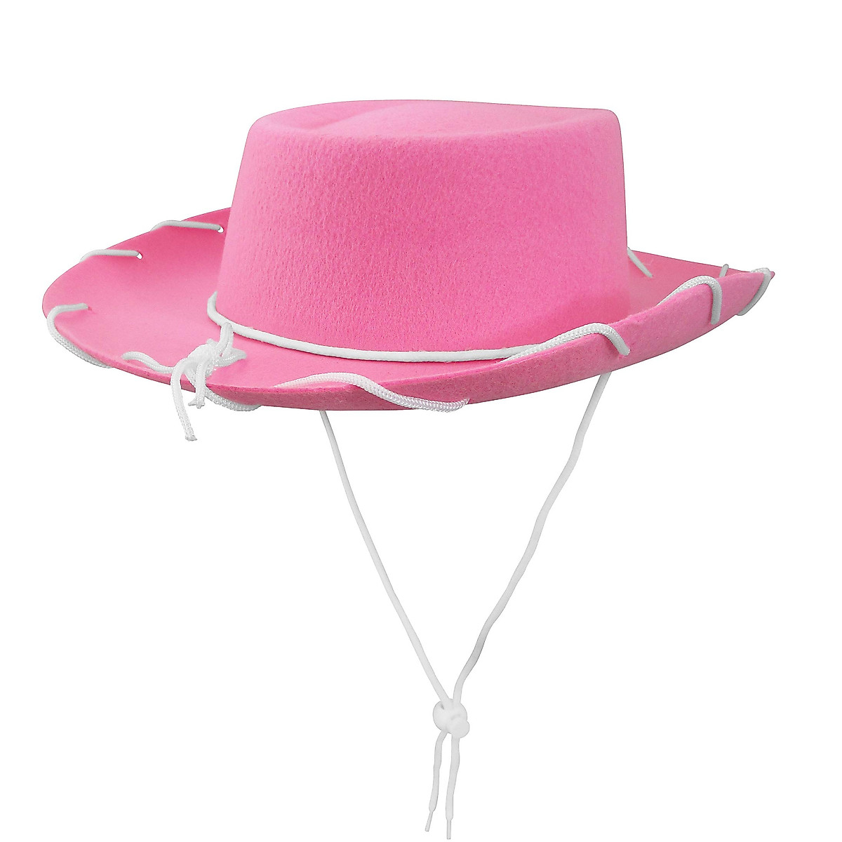 Nicky Bigs Novelties Western Sheriff Costume Hat - 1950's Style Kids Ranch Hat Wide Brim - Boys & Girls Cowgirl or Cowboy Hats, Brown, One Size