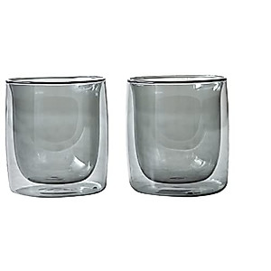 ZWILLING Sorrento 2-pc Double-Wall Tumbler Glass Set - Smoke Grey