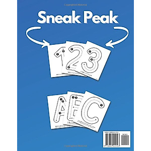 Big Letter Tracing for Toddlers 2-4 years: Letter Tracing for Preschoolers, Large Sized Letters, Numbers and Shapes, Have fun while learning to write and Improve big skill tracing