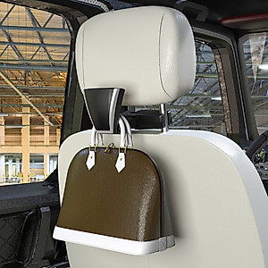 Sandure Car Coat Hanger Headrest Back Car Seat Coat Hanger Multifunctional Car Hanger for Coat Suit Jacket