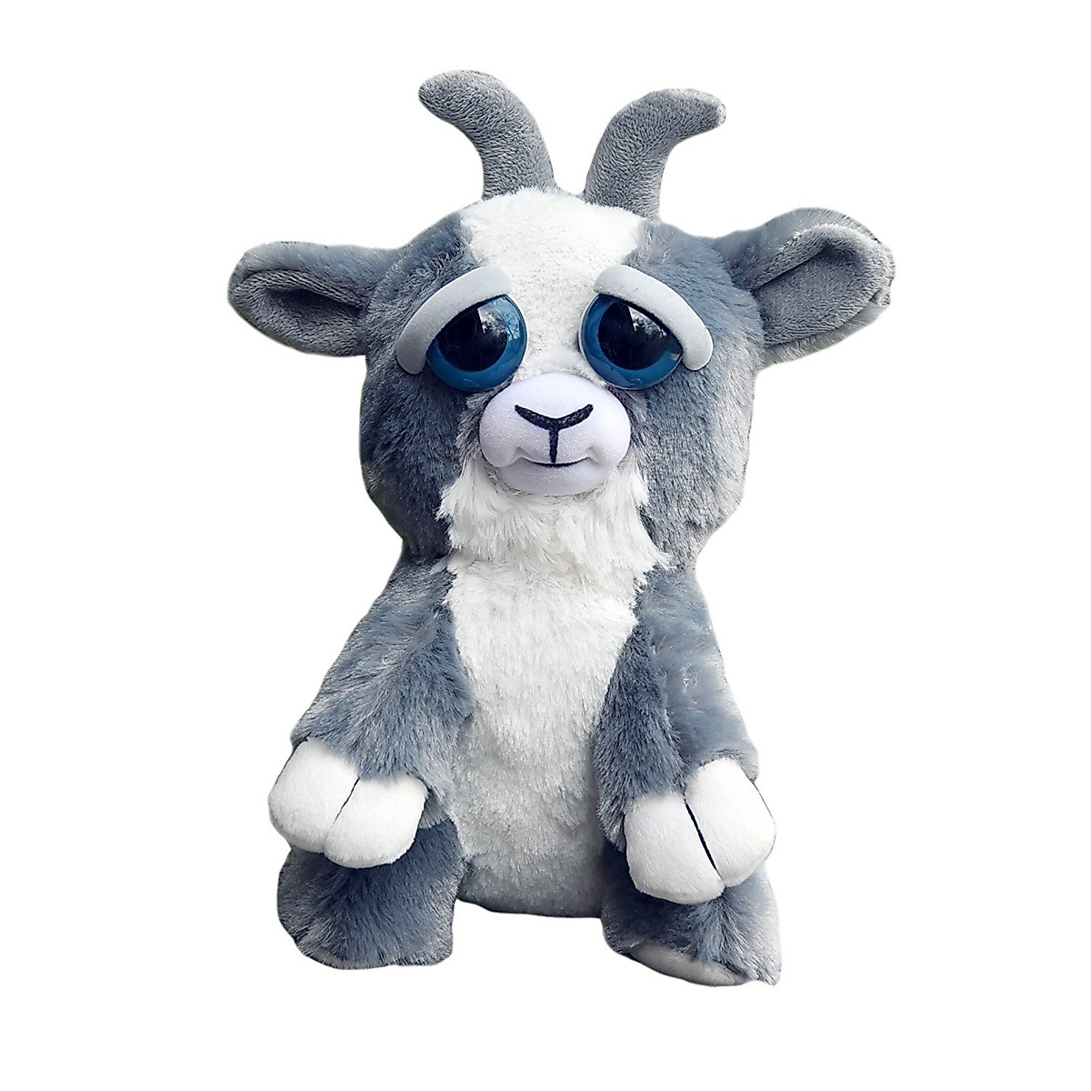 Feisty Pets Junkyard Jeff Adorable Plush Stuffed Goat That Turns Feisty with a Squeeze