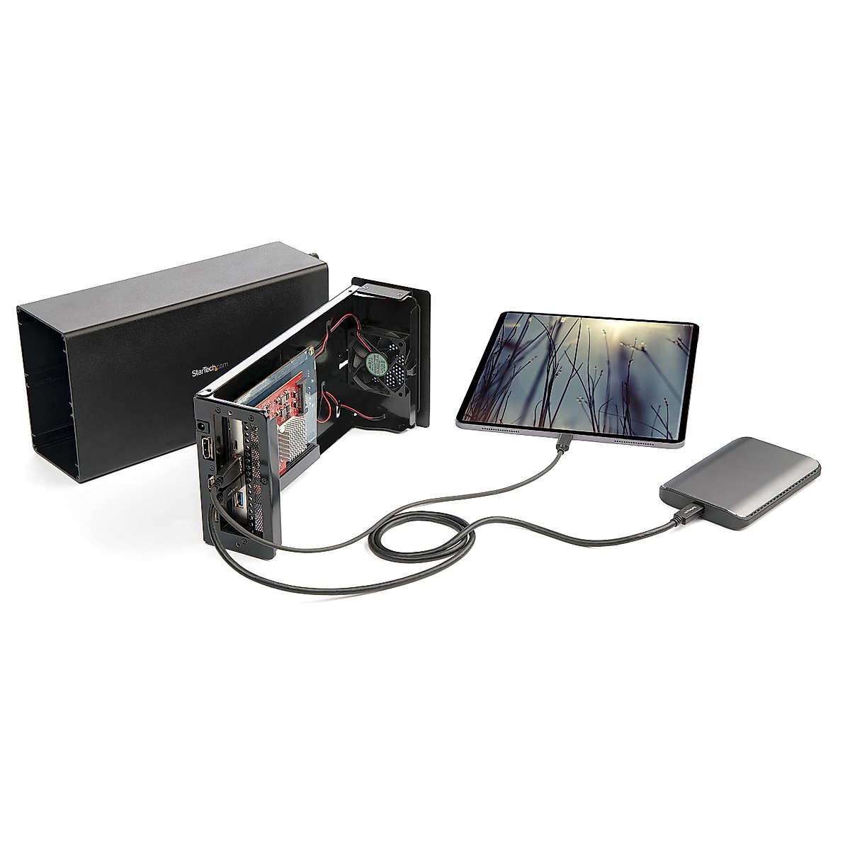 StarTech.com 4-Port USB PCIe Card - 10Gbps USB PCI Express Expansion Card w/ 2 Controllers - 2X USB-C & 2X USB-A Ports (USB 3.2 Gen 2) - USB/USB-C PCI-e Card - Full Profile, TAA (PEXUSB312A2C2V)