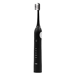 Ooak Electric Toothbrush with 5 Brushing Modes, 2 Advanced Brushes, Black