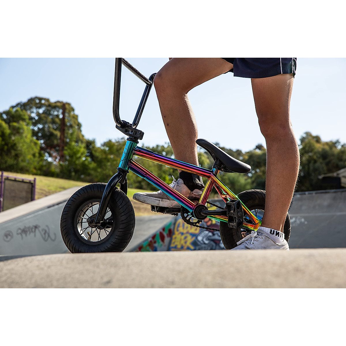 Sullivan Mini BMX Bike with Fixed Saddle | Premium Quality Free Mini BMX with Lightweight 10” Wheels | Suitable for Ages 8+, Perfect for High-Impact Tricks