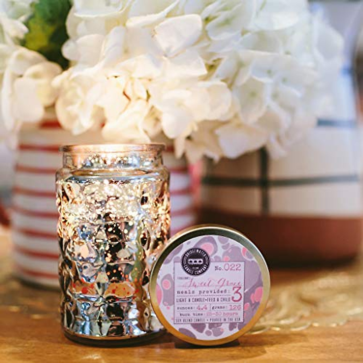 Bridgewater Candle Sweet Grace Home Décor Collection Soy Blend Fragranced Candle #022