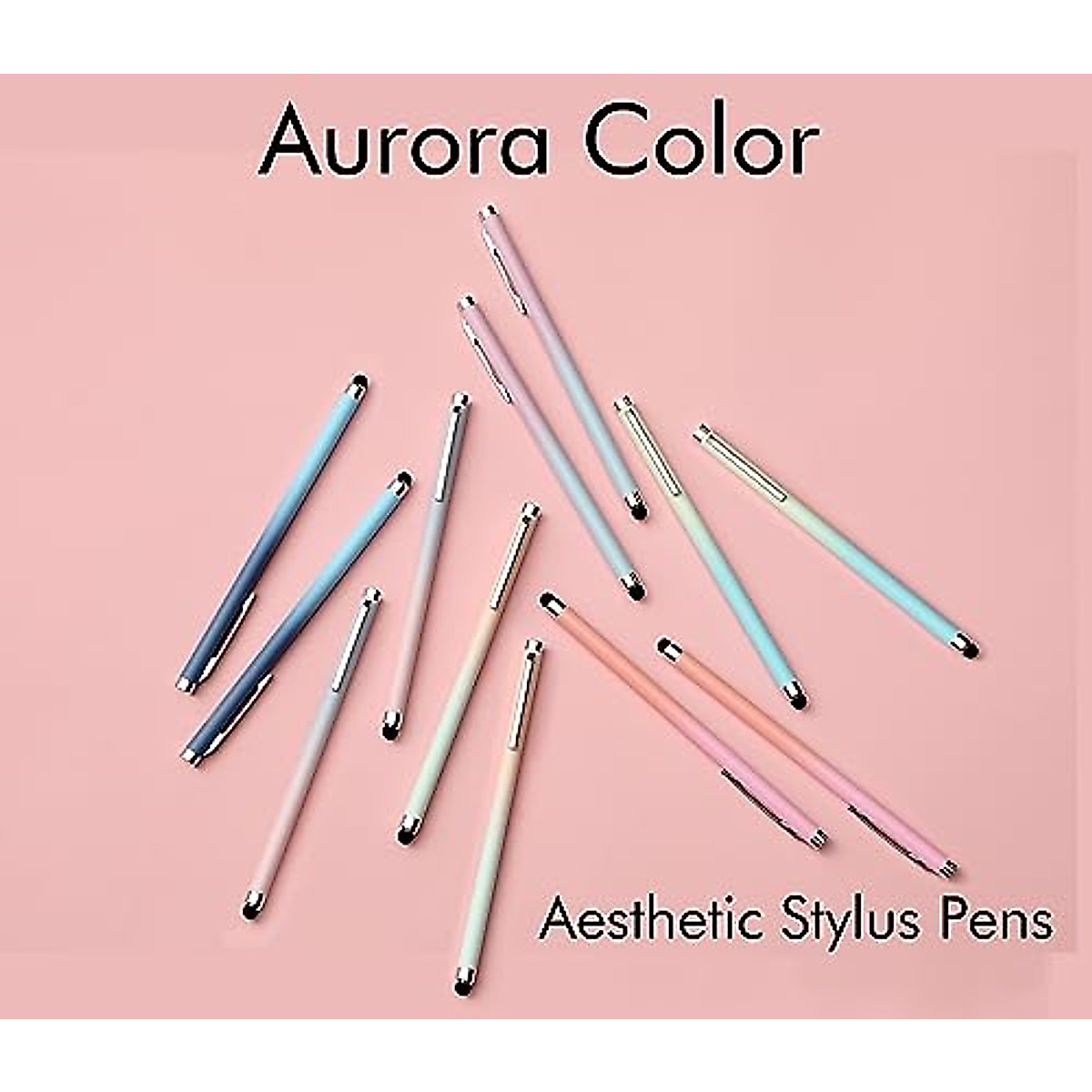 Stylus Pens for Touch Screens 12 Pack Linfanc Stylus Pen for iPad High Sensitivity and Precision Capacitive Stylus Pen for iPhone All Touch Screens Devices, Extra 24 Replacement Tips