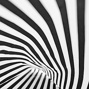 120 Sheets Black and White Tissue Paper Bulk,Black and White Tissue Paper for Gift Bags,White Tissue Paper with Black Star Stripes Polka Dots Pattern,14 x 20 Inch