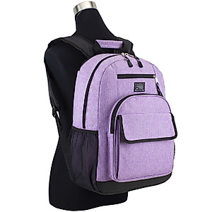 Eastsport Tech Backpack, Purple Chambray