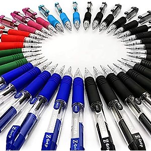 Z-Grip"MINI SIZE" Retractable Ballpoint Pen - Economy Pack of 36 - Assorted Colours