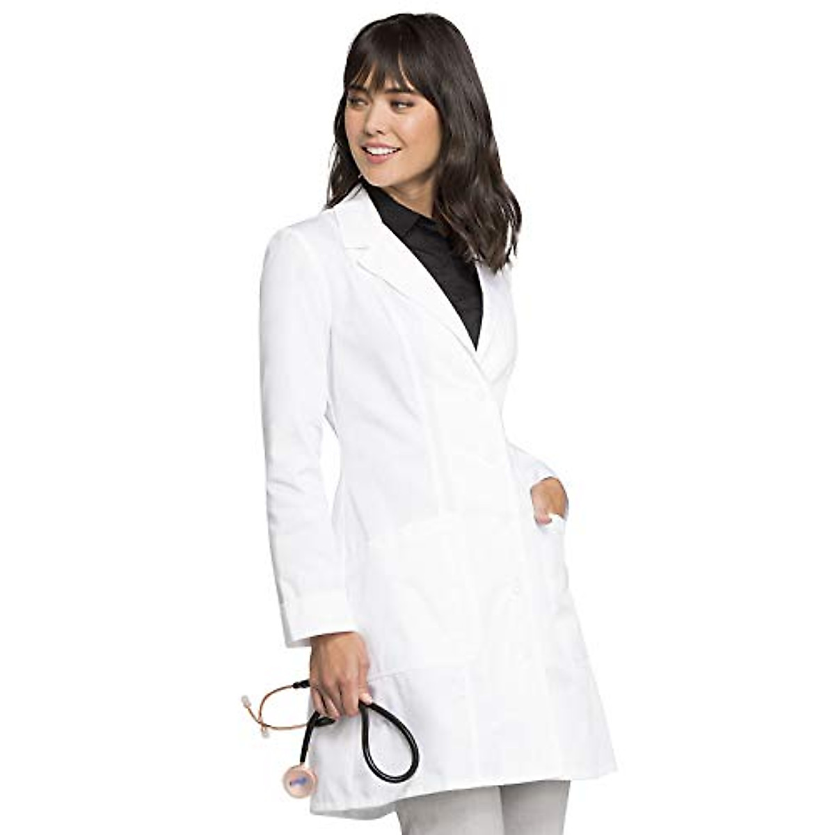 Cherokee Women's Fashion Whites 36 Inch Lab Coat, White, Small