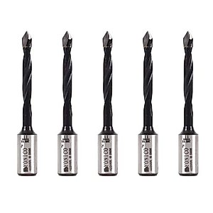 YONICO Boring Bits Through Hole Right Hand (5 Pack) 5mm 10mm Shank 42205R-5PK