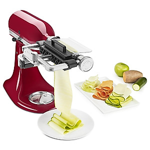 KitchenAid Spiralizer Plus with Peel, Core and Slice and Vegetable Sheet Cutter Attachment Bundle