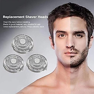 Replacement Shaving Razor Blade Head Compatible for Electronic Shaver Series with Free Clean Brush (HQ9)