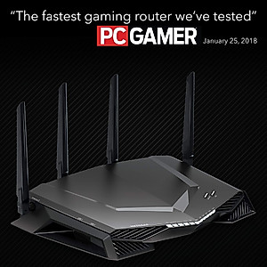 NETGEAR Nighthawk Pro Gaming XR500 WiFi Router with 4 Ethernet Ports and Wireless speeds up to 2.6 Gbps, AC2600, Optimized for Low ping (Renewed)
