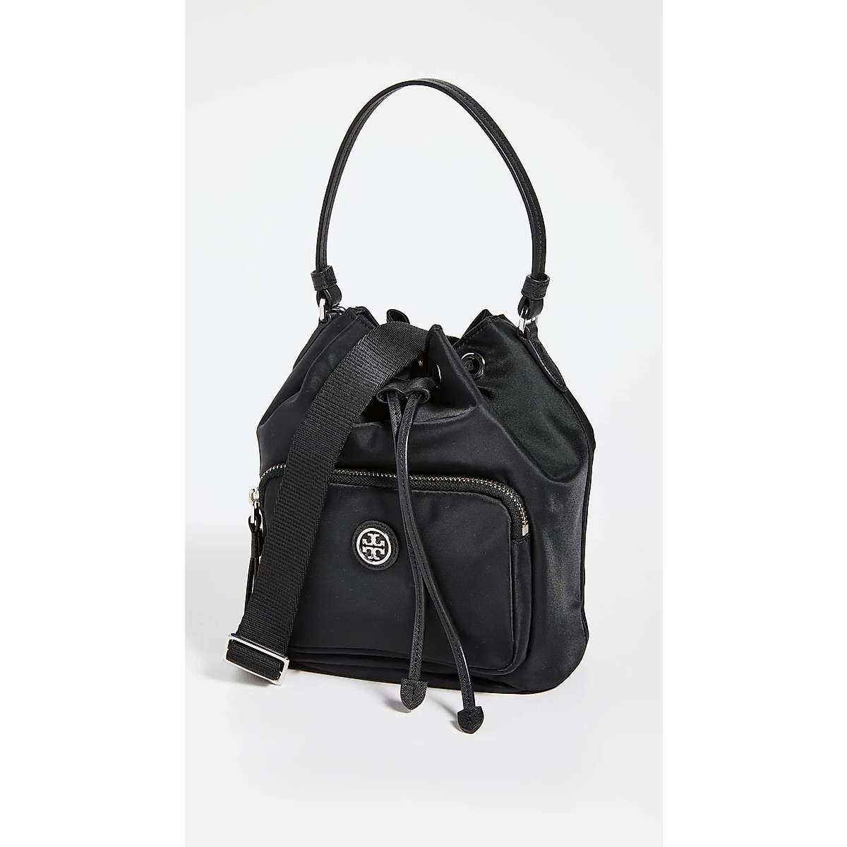 Tory Burch Women's Virginia Bucket Bag, Black, One Size