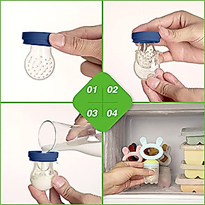 Haakaa Silicone Pouch Cover for Baby Fresh Food Feeder