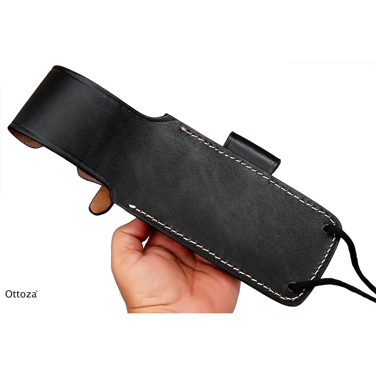 Ottoza TOP GRAIN Leather Knife Sheaths for Fixed Blade Knives, Leather Knife Sheath for Belt, Leather Knife Holster Belt Knife Holder, Vertical Knife Sheath for Belt No:352