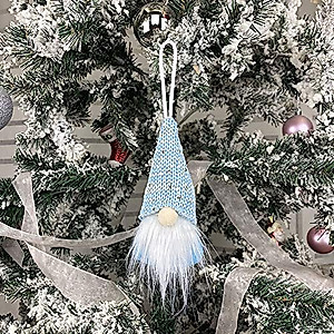 IAMAGOODLADY Christmas Gnomes Plush Decorations,2021 Christmas Faceless Gnome Santa Xmas Tree Hanging Ornament Doll Decoration Cute Handmade Swedish Gnome Dwarf Plush Elf Toy Home Decor Table Ornament