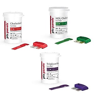 CardioChek Refill Cholesterol Kit (3 capillaries and 3 lancets per box of 3 ct. test strips)