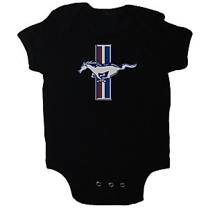 Ford Infant ONE Piece Ford Mustang Baby Shirt Romper Bodysuit 3-6 Months Black