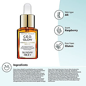 Sunday Riley C.E.O. Glow Vitamin C & Turmeric Face Oil, 0.5 Fl Oz