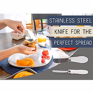 Nat & Jules Dean Crouser Ceramic Stoneware 1/2 Pound, 2 Sticks Butter Dish with Airtight Bamboo Lid & Knife, Kitchen Container Holder Refrigerator Storage Countertop Organization, Watercolor Sunflower