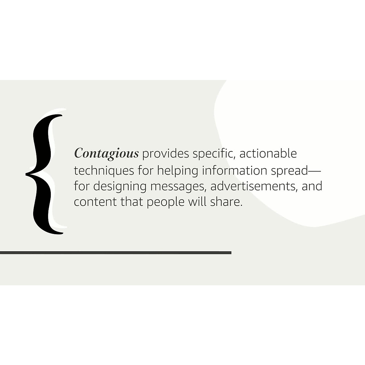 Contagious: Why Things Catch On