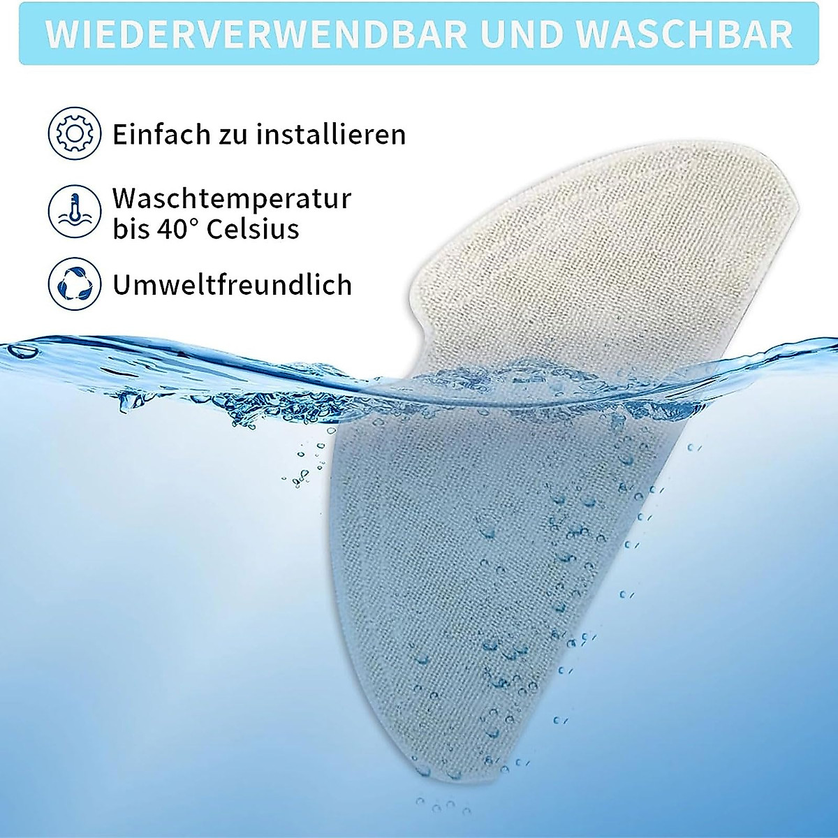 Reusable Sweeping Robot Vacuum Cleaner Cleaning Cloth Mop Wipe Replacement Accessories Compatible For D10S/D10S 5pcs Vacuum Cleaner Cleaning Supplies Mop Cloth Accessories Floor Cleaning Tools