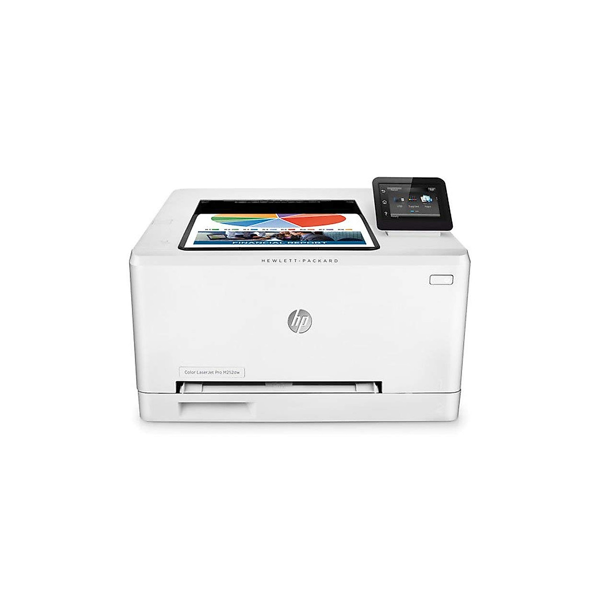 HP LaserJet Pro 200 Color M252dw M252 B4A22A B4A22A#BGJ Laser Printer With New Set Toner Cartridge USB Cable 90-Day Warranty (Renewed)