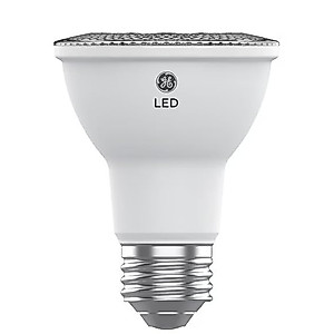GE Lighting GE Ultra Bright LED Indoor Floodlight PAR20, 12 watts, 900 lumens, 100 watt Replacement, Dimmable, Warm White, Medium Base, exceptionally Bright LED Light Bulb