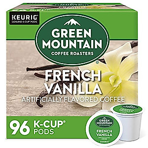 Green Mountain Coffee Roasters French Vanilla Coffee, Keurig Single-Serve K-Cup pods, Light Roast, 96 Count