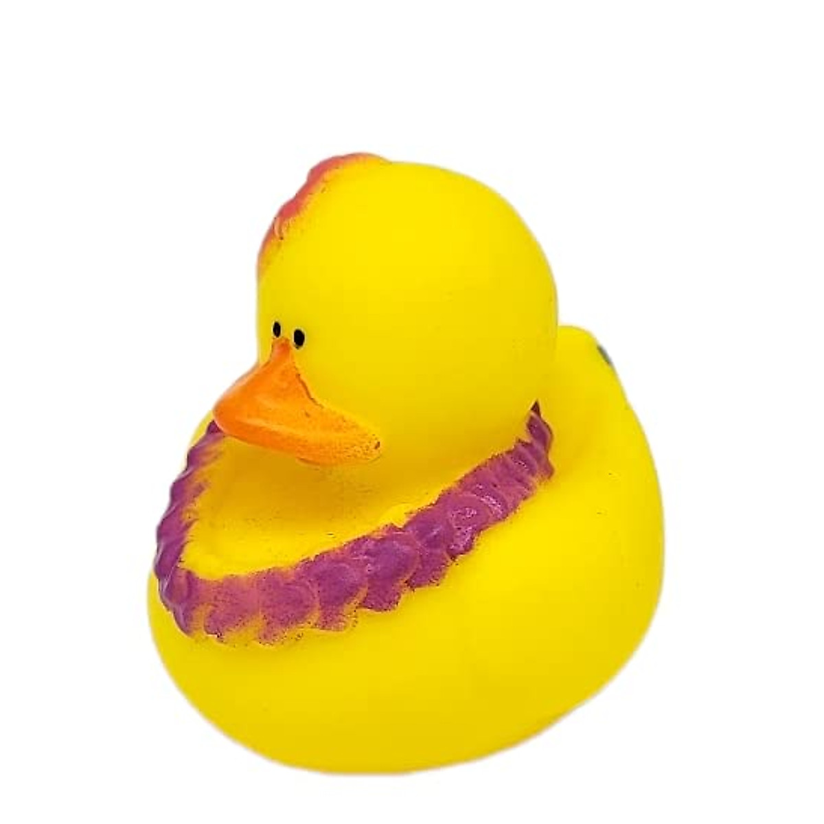Cool Rubber Ducks (2") Standard Size. (12 Pack) Cute Duck Bath Tub Pool Toys. (Luau Rubber Duckies)