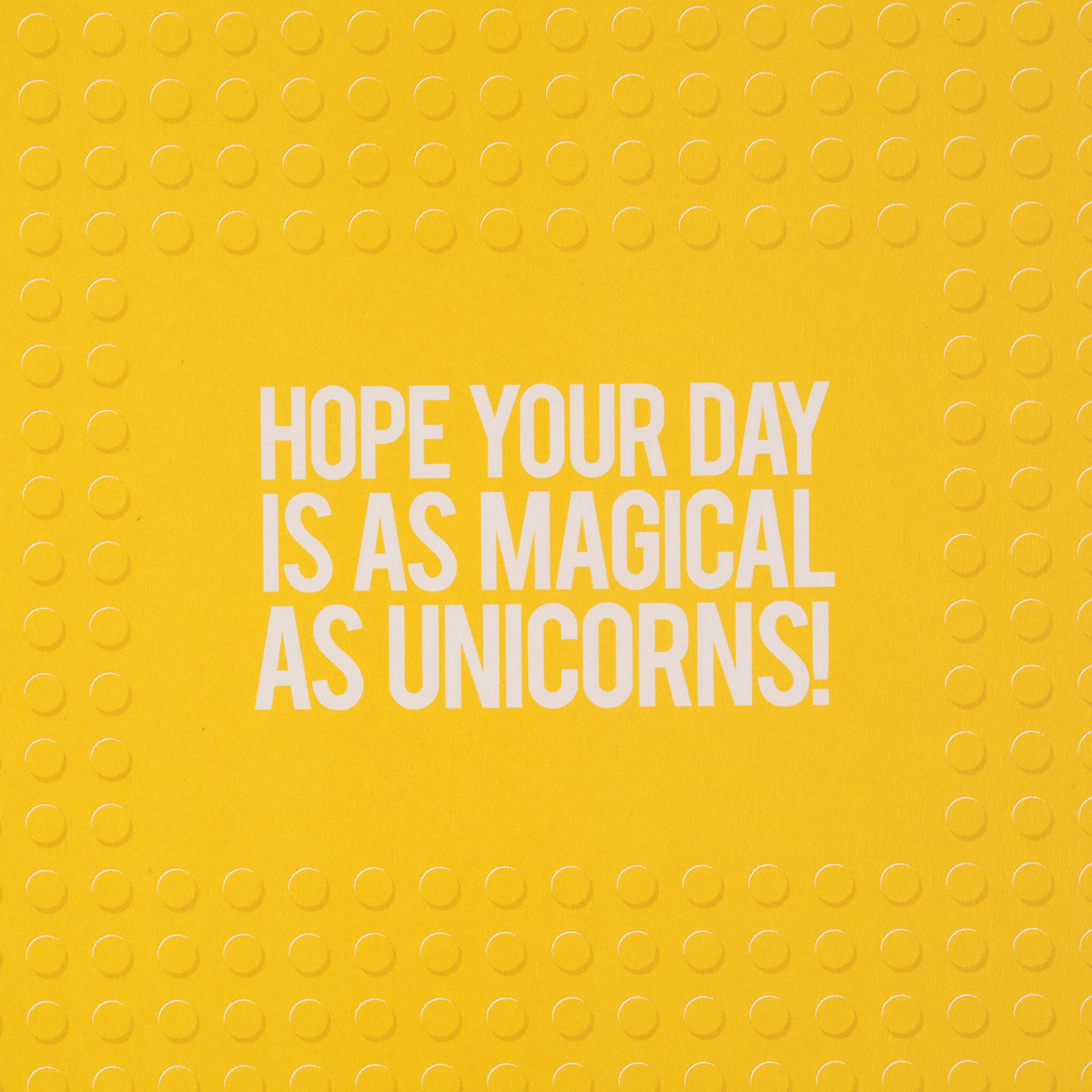 Hallmark Age 7 Birthday Card - Lego Mini Fig Design