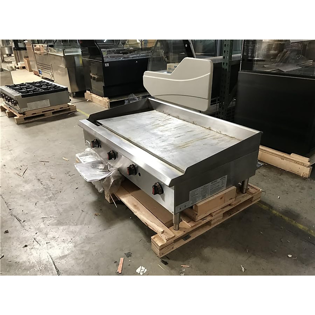 Commercial Griddle Manual 48" Countertop Natural Gas - 120000 BTU NSF CD-MG48